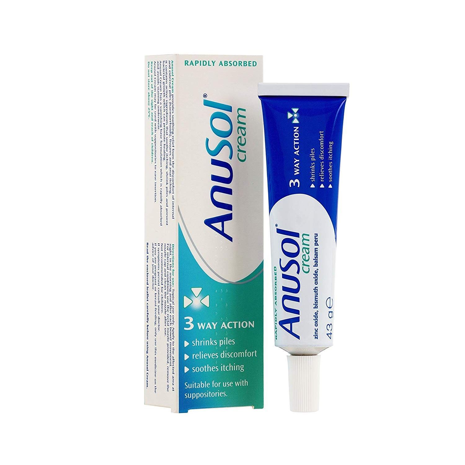 Anusol Haemorrhoids (Piles) Treatment Cream - 43g.Ultior